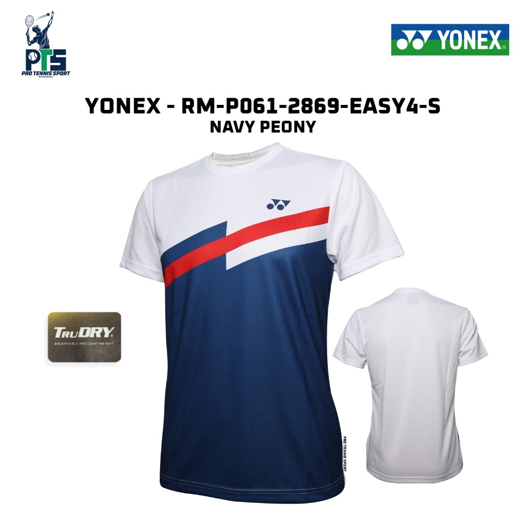 Jual Kaos Jersey Tenis Yonex RM 2869 EASY 4 Navy Peony | Shopee Indonesia
