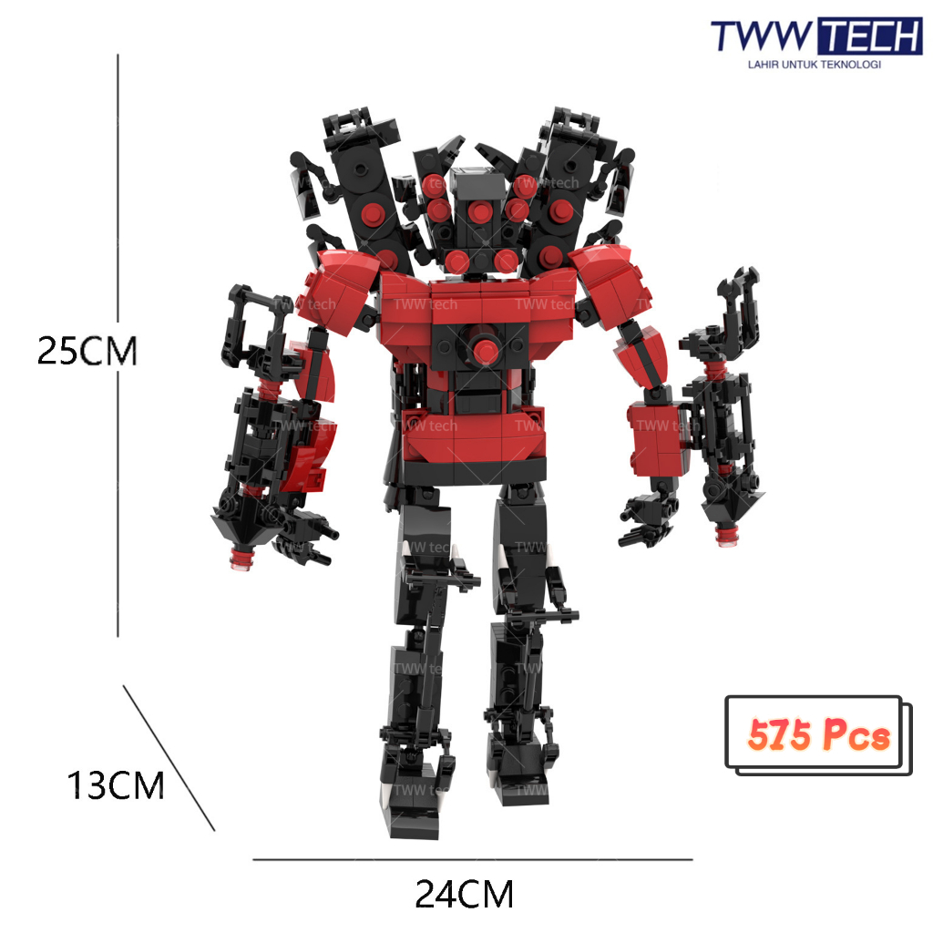 Jual TWW Skibidi Toilet/Titan TV Man/Titan TV Man Murah/Titan TV Man ...