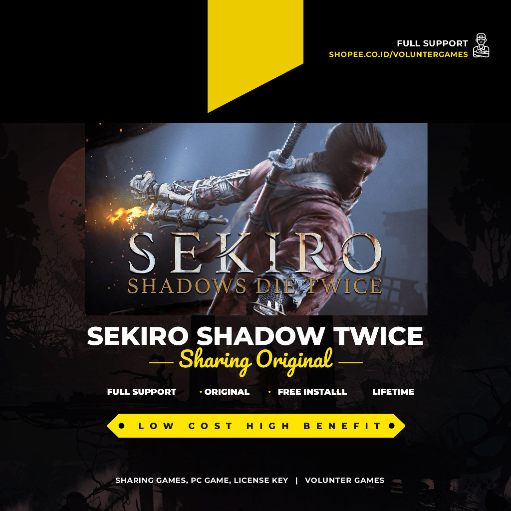 Jual SEKIRO SHADOWS DIE TWICE GOTY Edition PC ORIGINAL | Shopee Indonesia