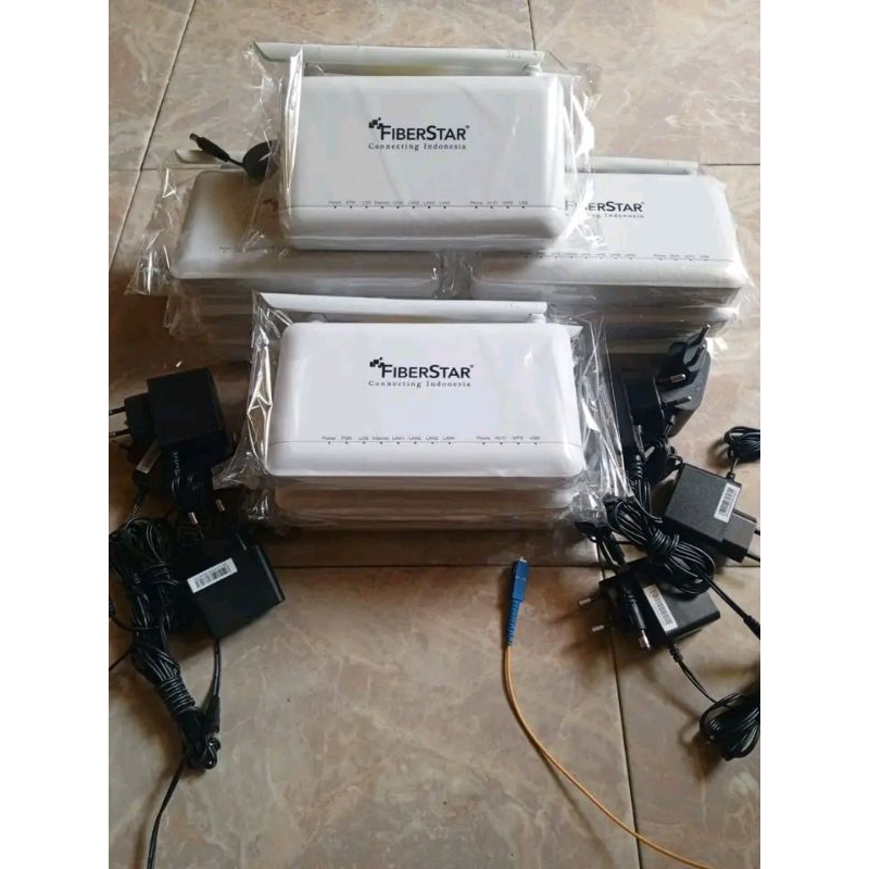 Jual ONT GPON F609 V9 FIBERSTAR KELUARAN 2022-2023 UNIT PLUS ADAPTOR ...