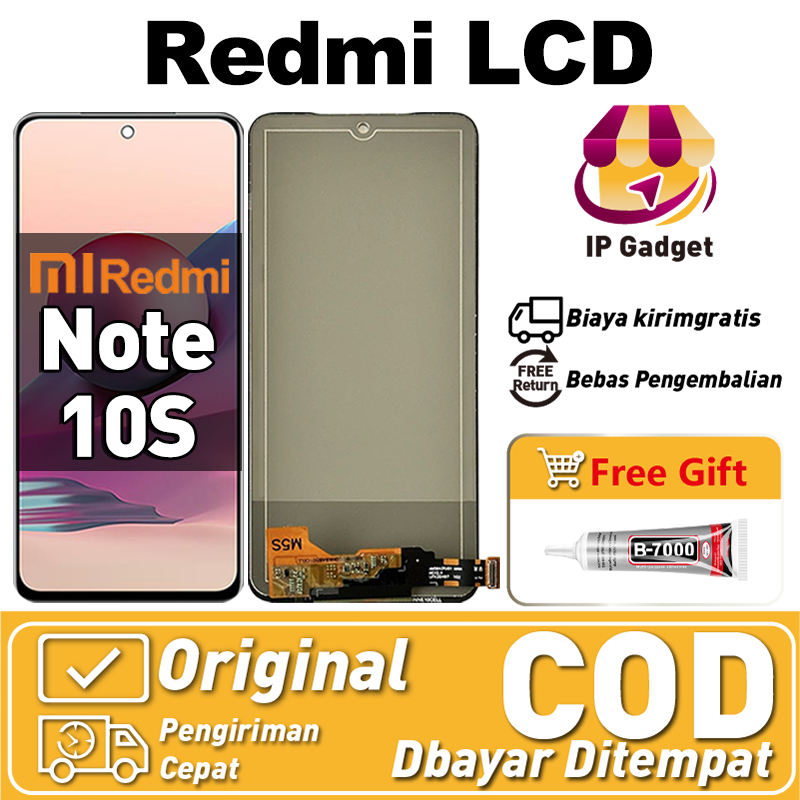 Jual Original Lcd REDMI NOTE 10S fullset ori asli Layar hp touchscreen ...