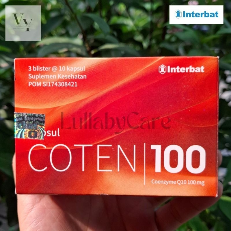 Jual Coten 100mg box original exp 2026 suplemen kesehatan interbat | Shopee Indonesia