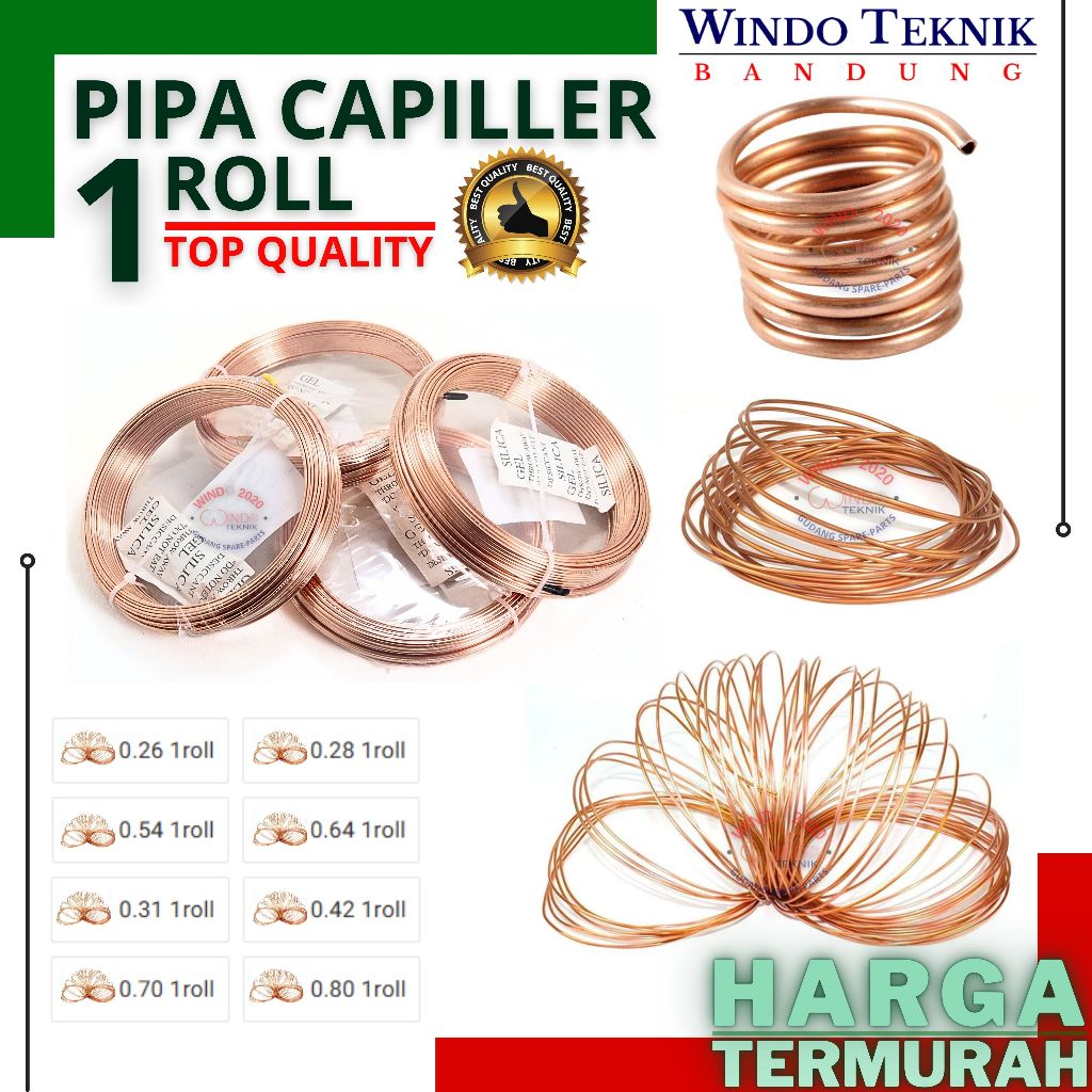 Jual PIPA CAPILLER | KAPILLER | CAPILER | KAPILER | KAPILLER 0.26 ...