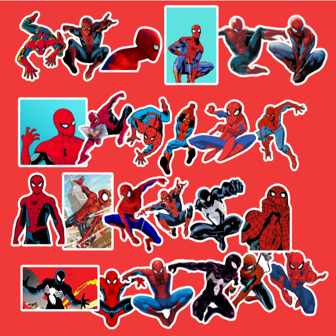 Jual Stiker Pack Spiderman Gaul Kekinian Keren Aesthetic HP Laptop Tab ...