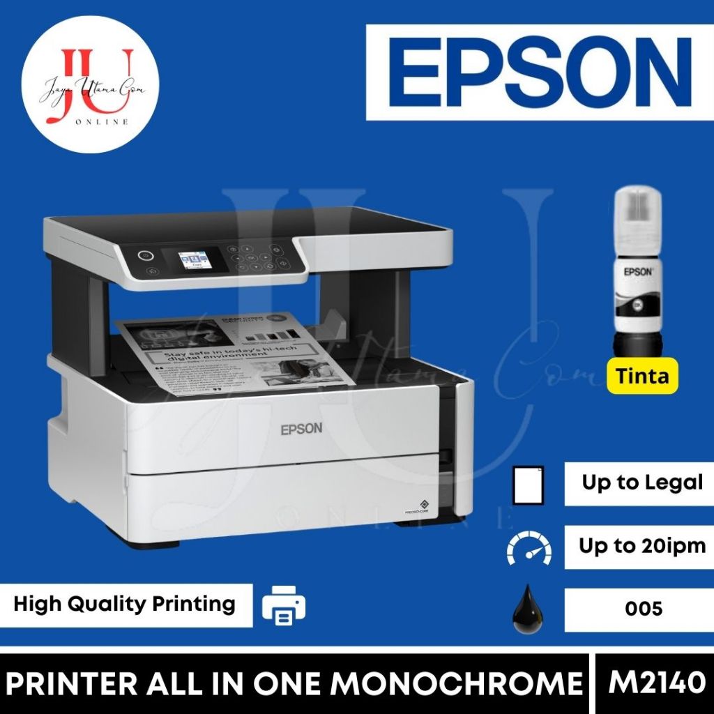 Jual Epson EcoTank Monochrome M2140 All-in-One Ink Tank Printer ...