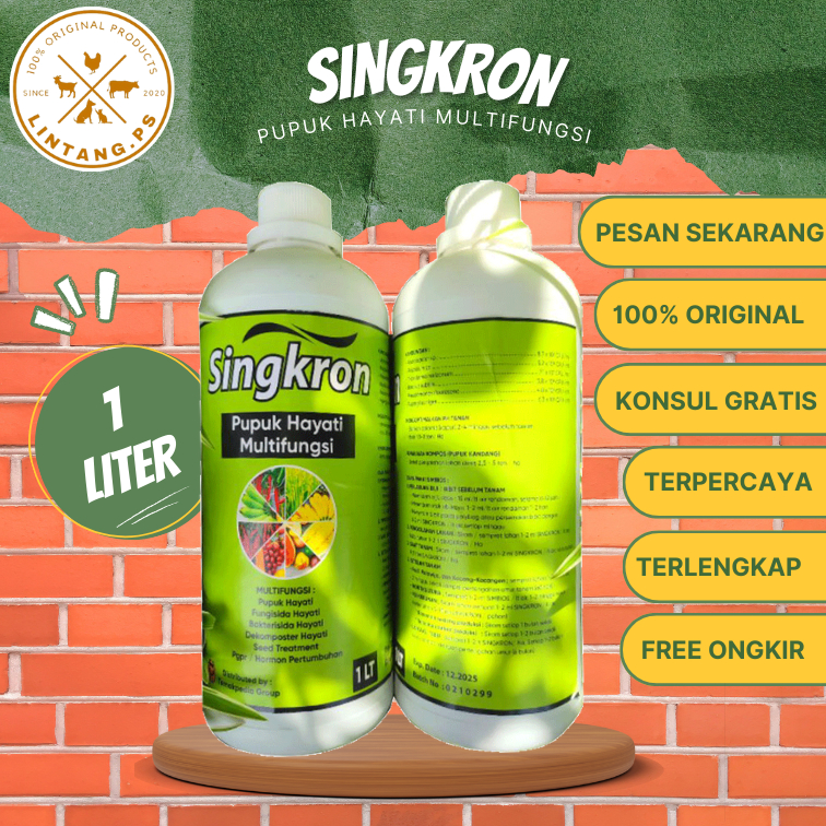 Jual Pupuk Organik Alami - Pupuk Hayati 1 Liter - Singkron1 Liter ...