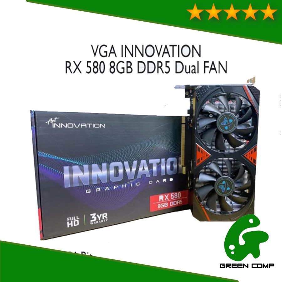 Jual VGA INNOVATION RX580 8GB GDDR5 256BIT - RX 580 8GB GDDR5 256BIT ...