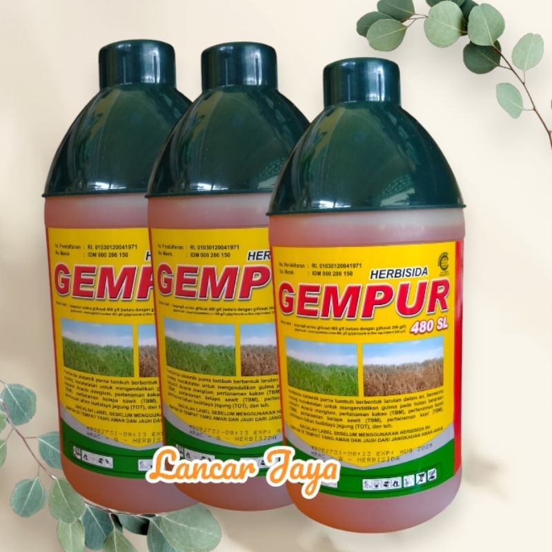 Jual Herbisida GEMPUR 480SL ukuran 1liter | Shopee Indonesia