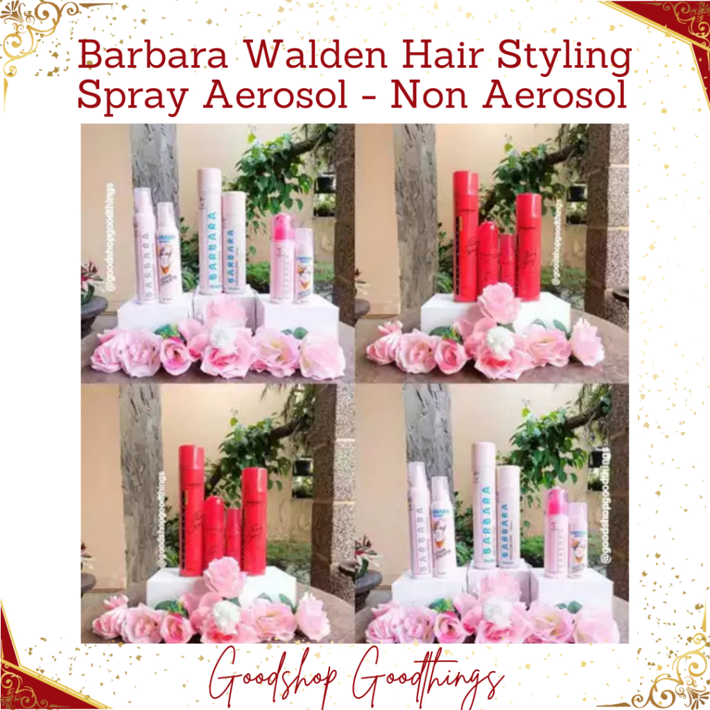 Jual Barbara Walden Hair Styling Spray Aerosol - Non Aerosol / Barbara ...