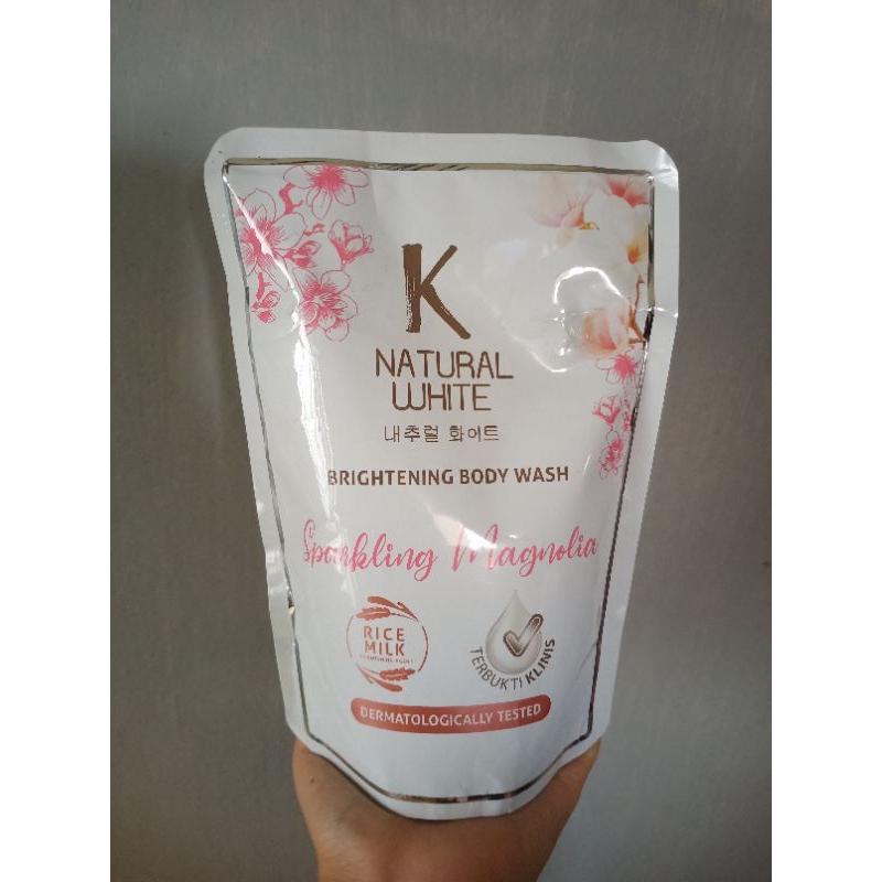 Jual K Natural White Sabun Mandi Cair 400ml Sparkling Magnolia | Shopee ...