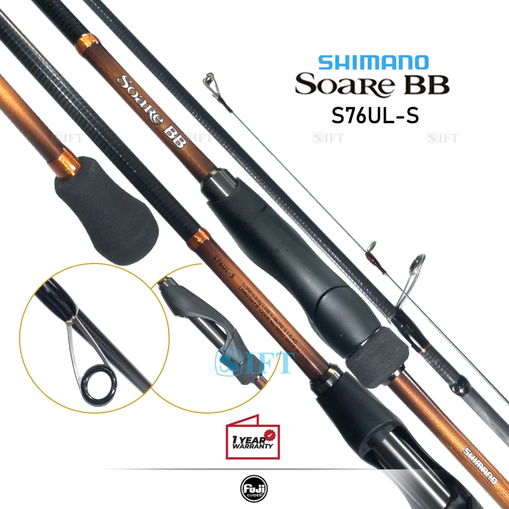 Jual Joran UL SHIMANO SOARE BB | Fuji Alconite | Ultra Light Casting Resmi | Shopee Indonesia