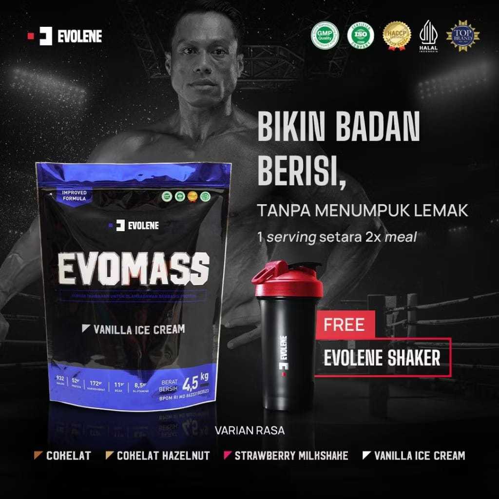 Jual EVOLENE EVOMASS 10LBS - Suplemen Fitness - Susu Penambah Berat ...