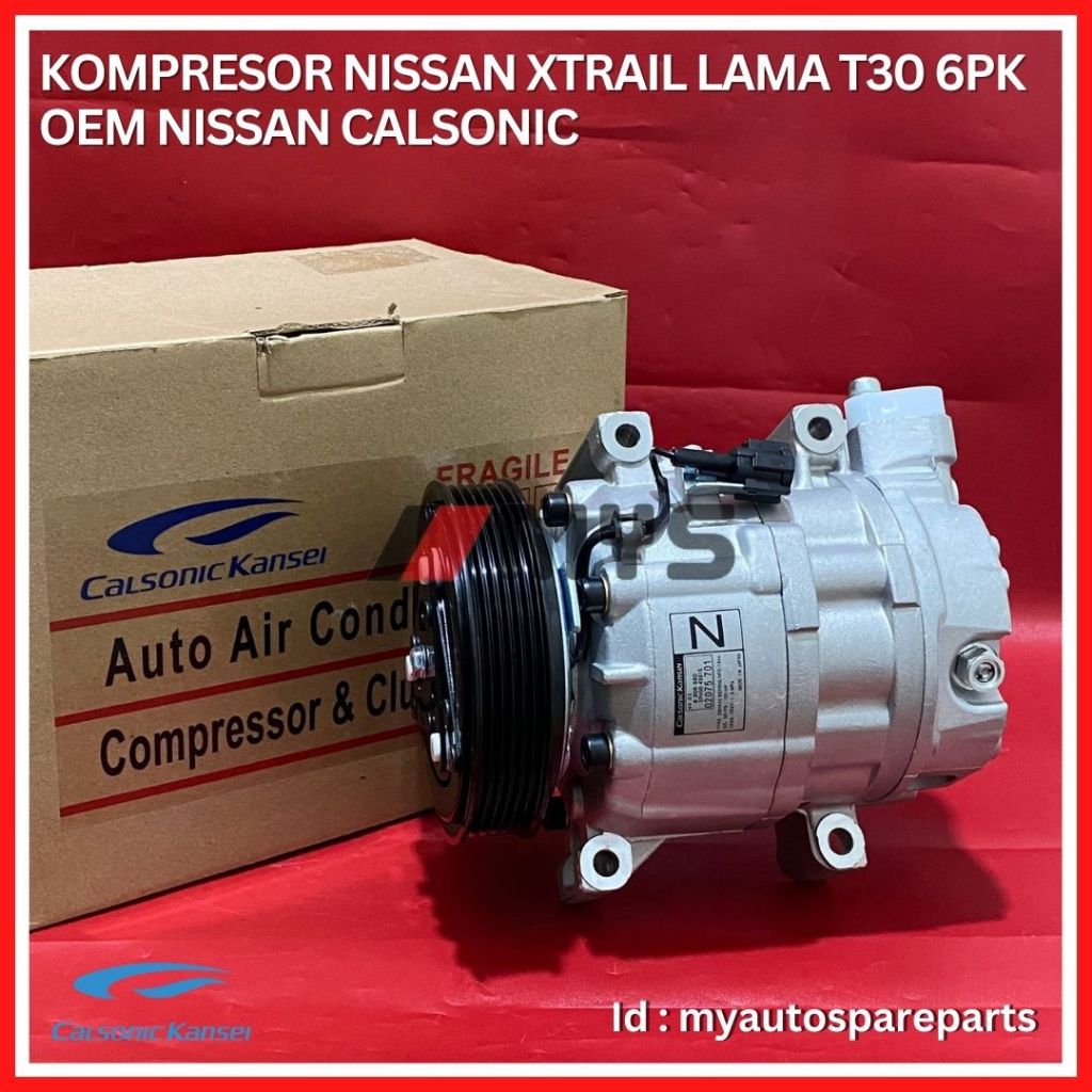 Jual COMPRESSOR AC Mobil NISSAN Xtrail Lama T30 6PK KOMPRESOR OEM NISSAN CALSONIC | Shopee Indonesia
