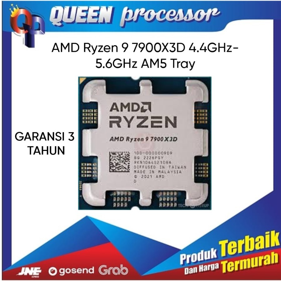 Jual Processor AMD Ryzen 7900x3D Tray Socket AM5 | Shopee Indonesia