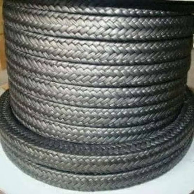 Jual Gland packing GFO 3mm Graphite PTFE rames 3mm paking seal pompa ...