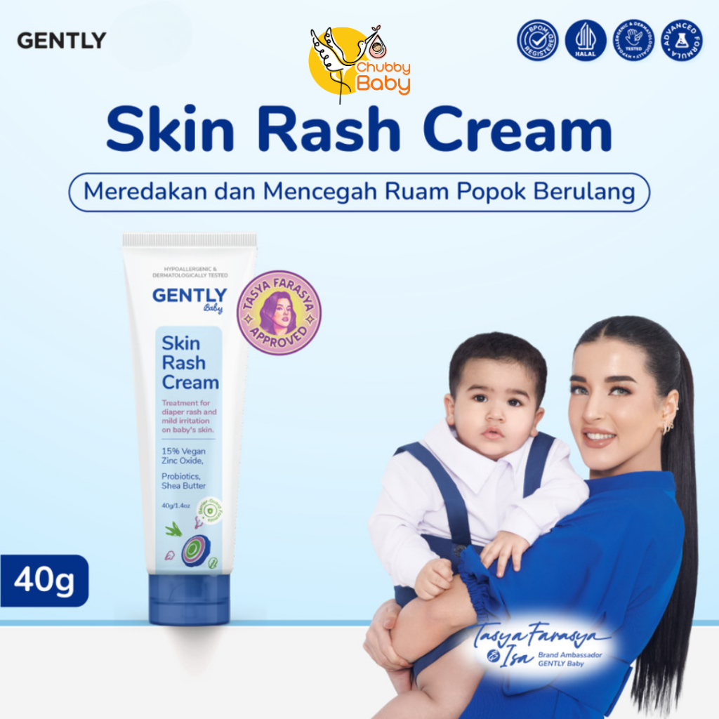 Jual Gently Baby Rash Cream 50gr | Krim Pereda Ruam Popok pada Bayi ...