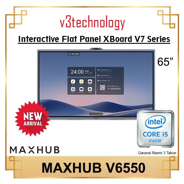 Jual MAXHUB V6550 Interactive Flat Panel 65" ( Maxhub XBoard V7 Series ) | Shopee Indonesia