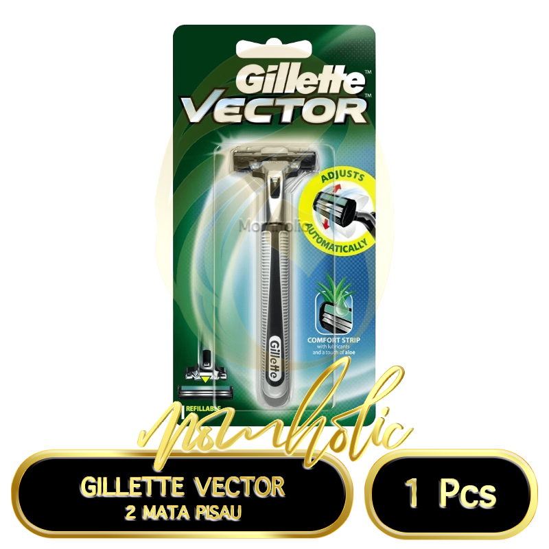 Jual GILLETTE Vector Pisau Cukur Kumis dan Jenggot Alat Cukur Pria ...