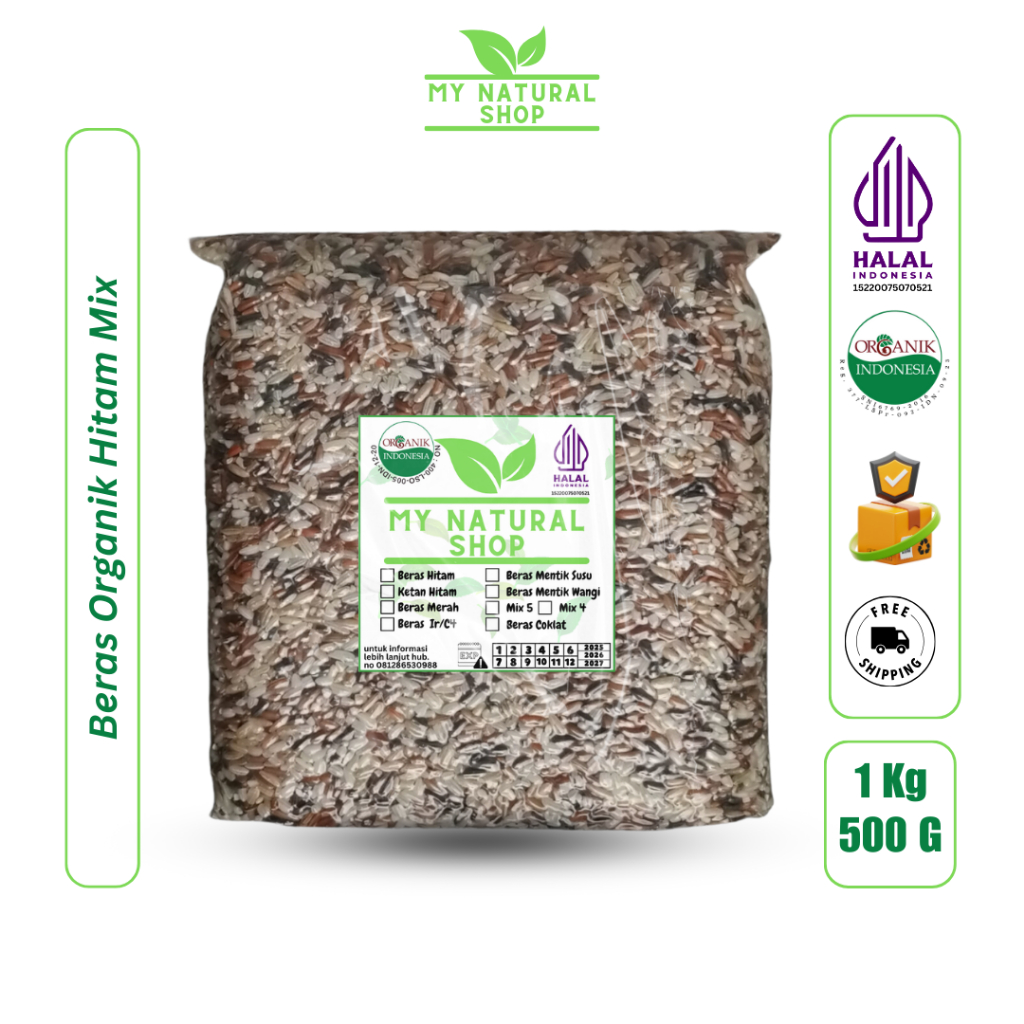 Jual Beras Organik Mix 2 Macam | Shopee Indonesia