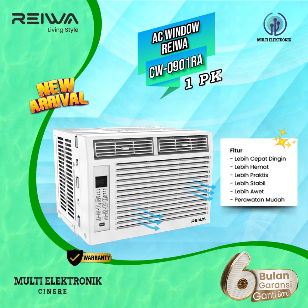 Jual AC WINDOW 1 PK REIWA CW-0901RA | Shopee Indonesia