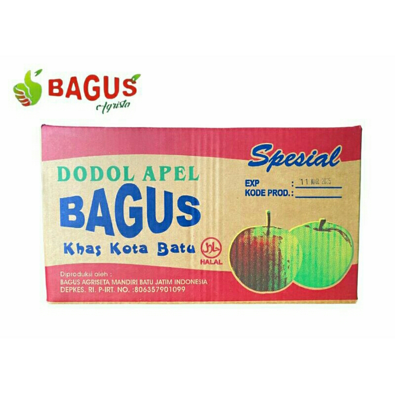 Jual Dodol Apel Box isi 24pcs - Bagus Agriseta Mandiri oleh-oleh khas ...