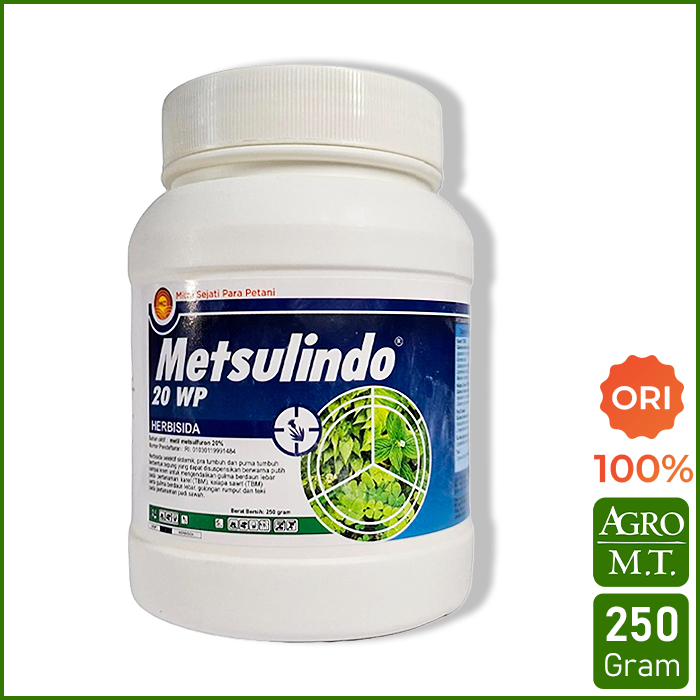 Jual Metsulindo 20 WP (250 gram) Herbisida Metil Metsulfuron 20% - MKD ...