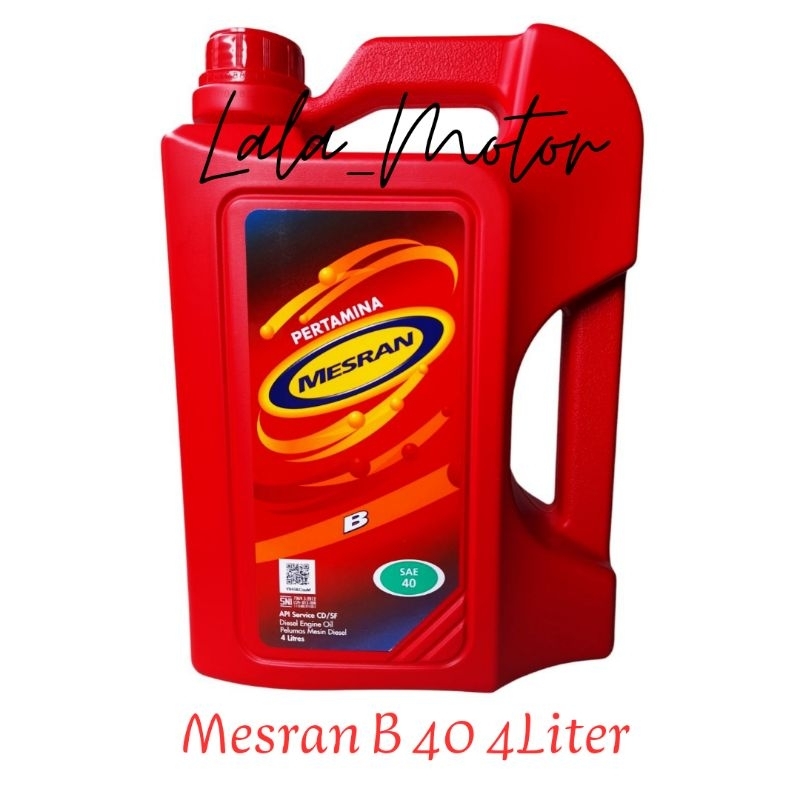 Jual Oli Mesran B40 4Liter (sae 40 for Diesel) | Shopee Indonesia