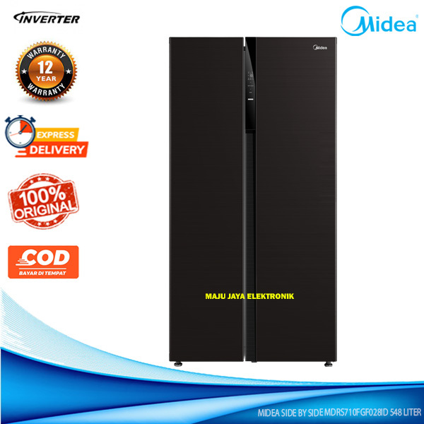 Jual Kulkas Side By Side MIDEA MDRS715FGF28ID Multi Air Flow Inverter ...