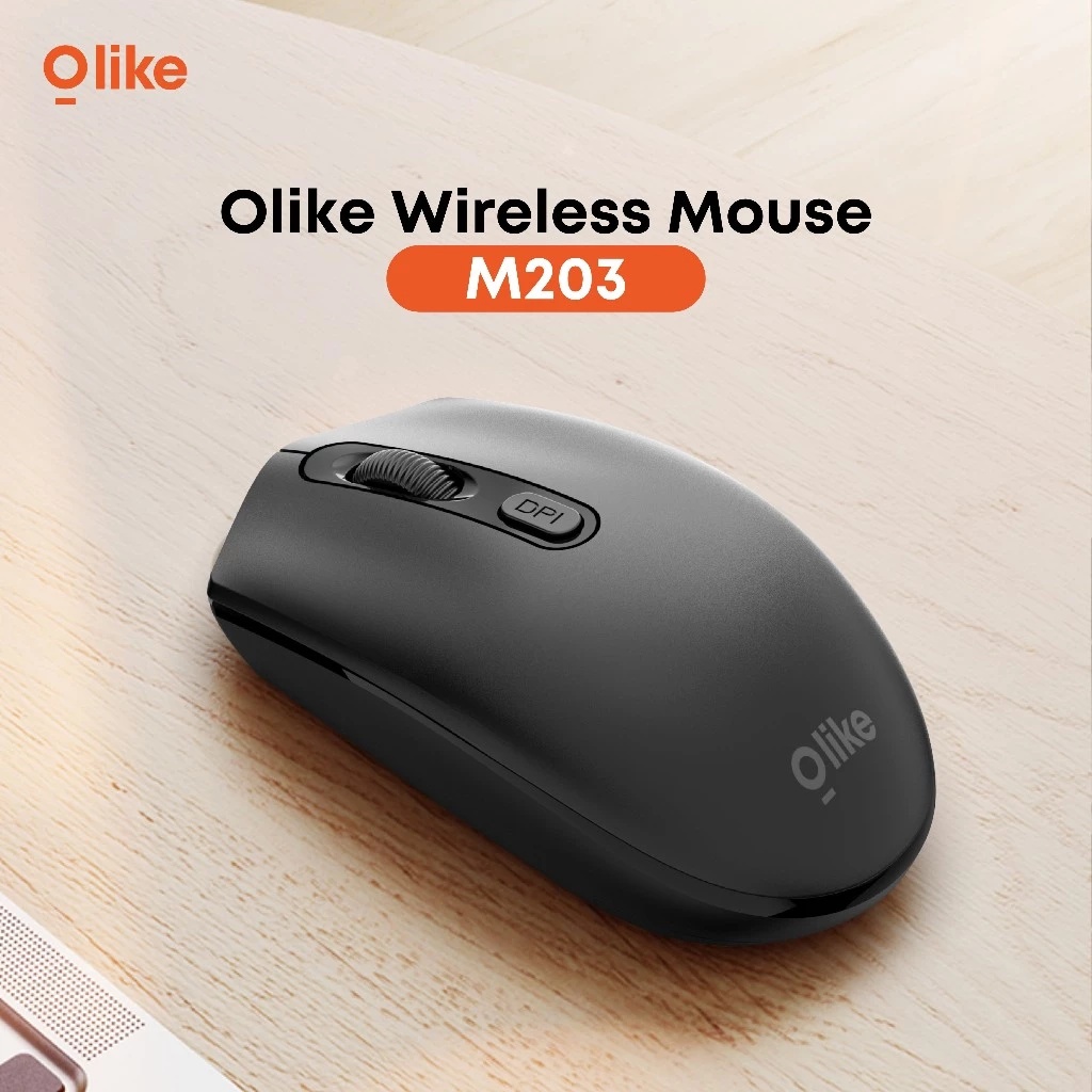 Jual OLIKE M203 Mouse Wireless Silent Click Easyconnect Blutooth 2.4GHz Optical 1600DPI Original ...