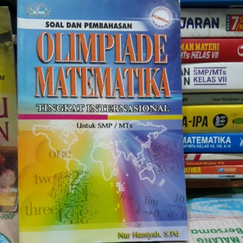 Jual Soal Dan Pembahasan Olimpiade Matematika Tingkat Internasional Untuk Smp/ Mts Bilingual Nur ...