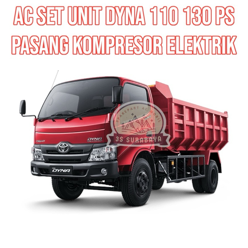 Jual Unit Ac Set lengkap Dyna 110 130 Ps Pasang Kompresor Elektrik Ac ...