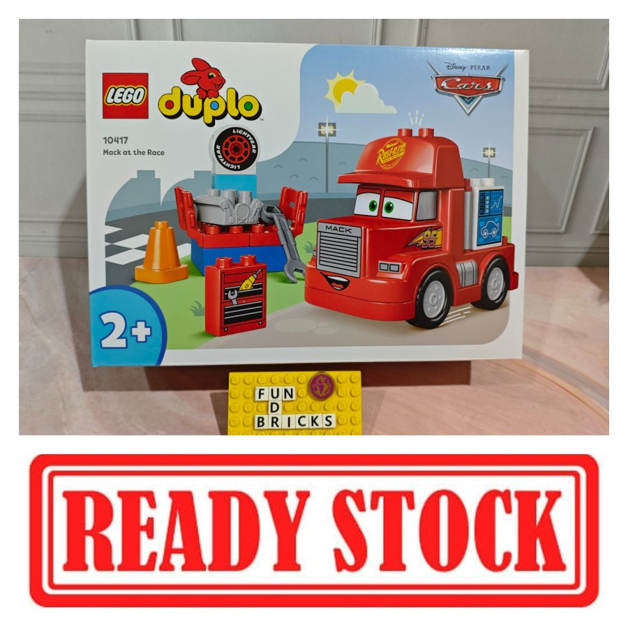 Jual LEGO 10417 DUPLO Cars Mack At The Race | Shopee Indonesia