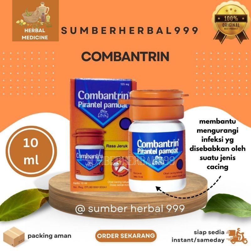 Jual Combantrin Sirup 10ml | Rasa Jeruk | Shopee Indonesia