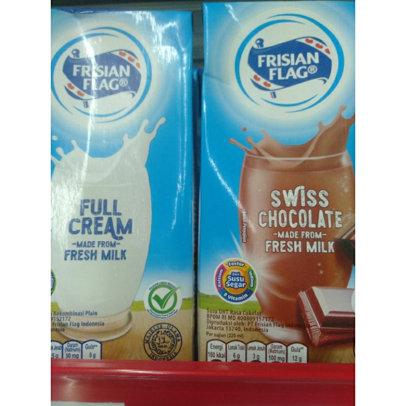 Jual susu frissian flag 1 liter rasa full cream ,coconut delight,coklat ...