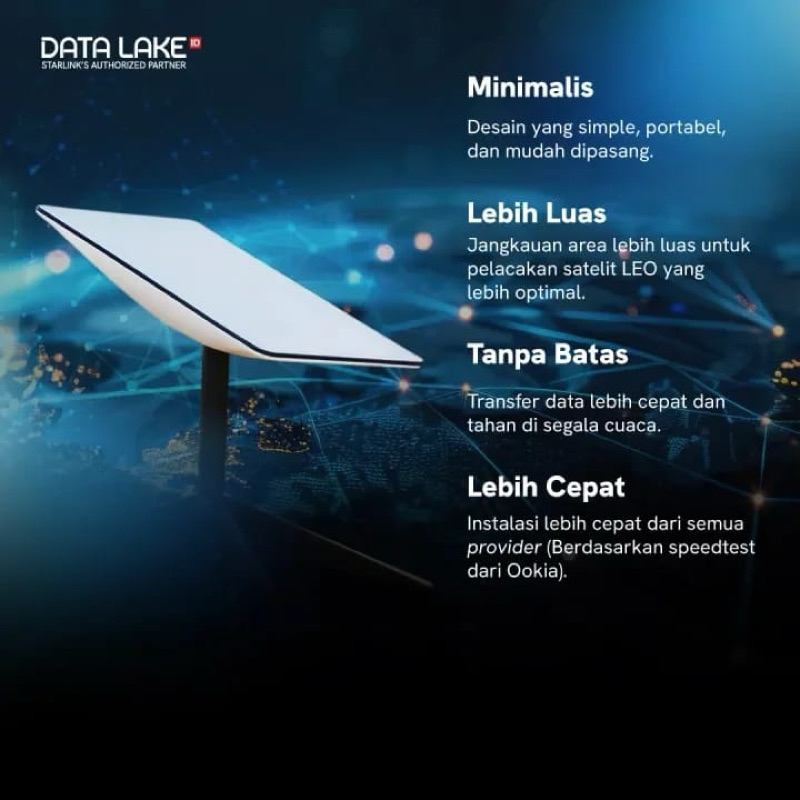 Jual SpaceX STARLINK Standard Internet Kit Satellite Antenna & WiFi ...