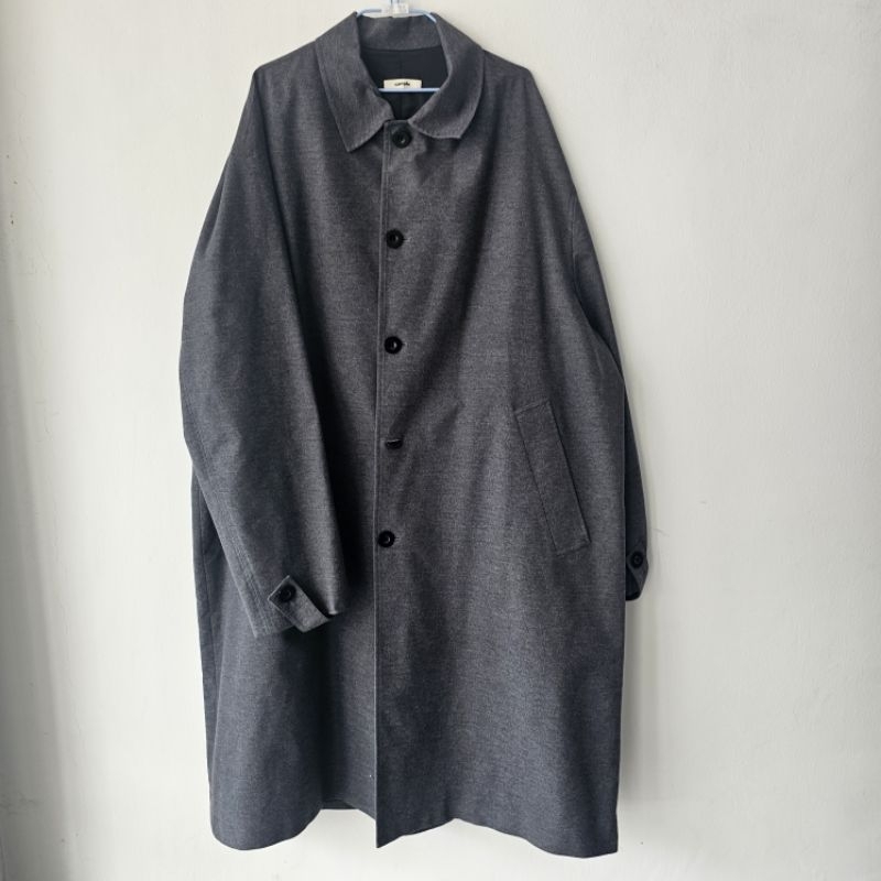 Jual NEW SAMPLE LONG CLASSIC COAT - GREY | Shopee Indonesia