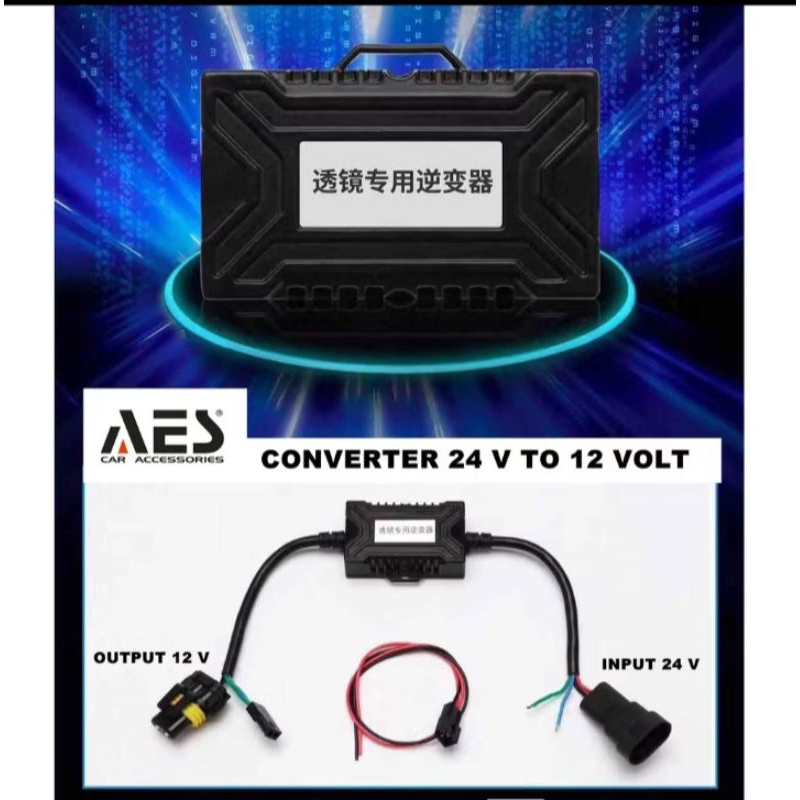 Jual CONVERTER 24 VOLT KE 12 VOLT | RELAY INVERTER PERUBAH ARUS DARI DC ...