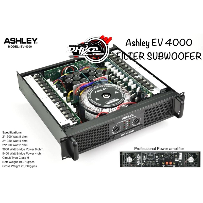 Jual POWER ASHLEY EV4000 CLASS H SUB / POWER ASHLEY EV 4000 CLASS H SUB / Power Ashley EV 4000 ...