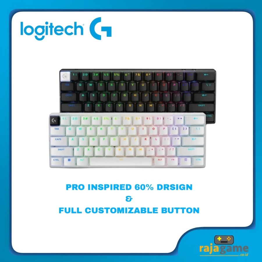 Jual Logitech G PRO X 60 LIGHTSPEED Keyboard Wireless Tactile | Shopee ...