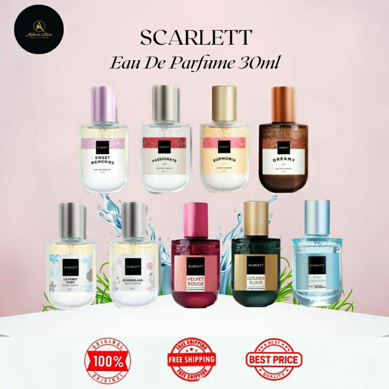Jual Scarlett Eau De Parfum 30ml | Shopee Indonesia