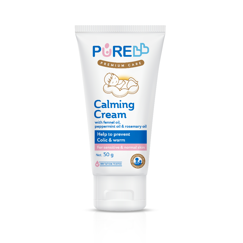 Jual Pure BB Calming Cream Baby Rub Cream Anti Colic 50 g | Shopee ...