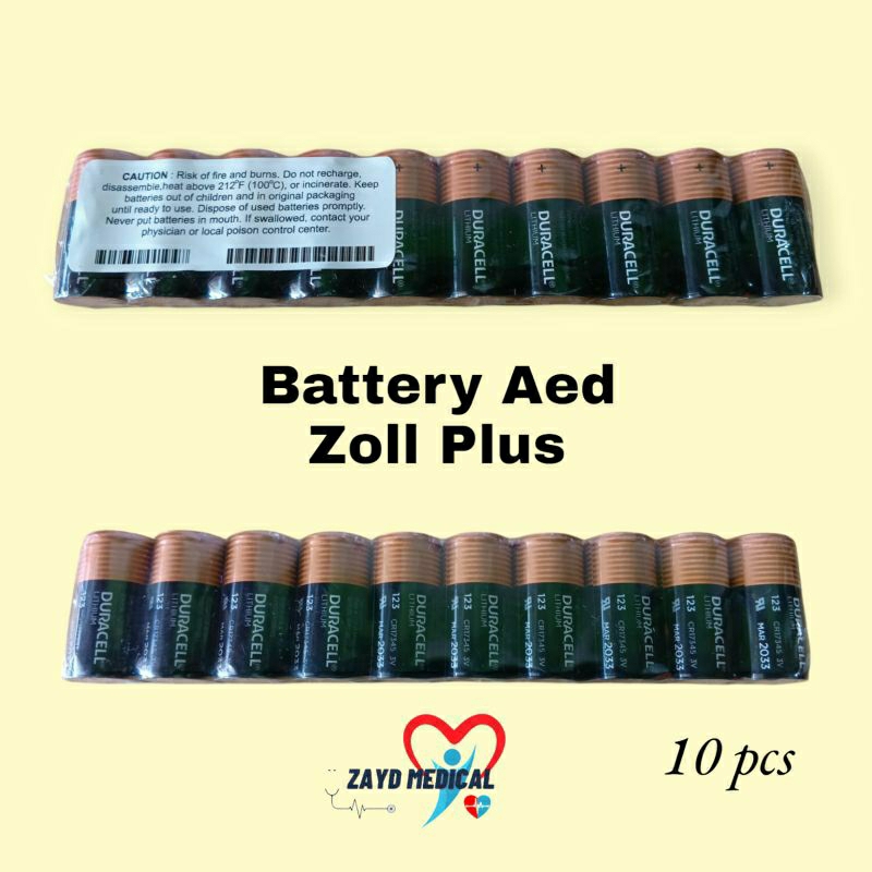 Jual BATERAI AED ZOLL PLUS / BATTERY ZOLL PLUS ISI 10 ROLL | Shopee ...
