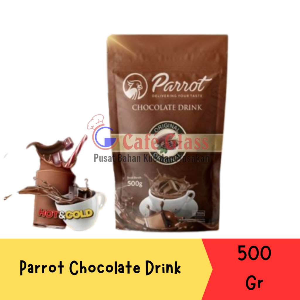 Jual Parrot Chocolate Drink Powder 500Gr / Minuman Coklat Bubuk 3 in 1 ...