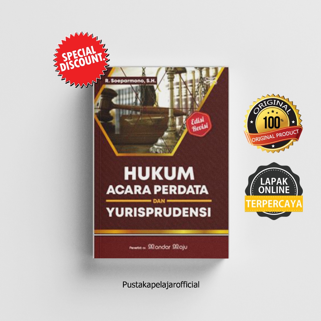 Jual BUKU ORI HUKUM ACARA PERDATA DAN YURISPRUDENSI EDISI REVISI- R SOEPARMONO - MANDAR MAJU ...