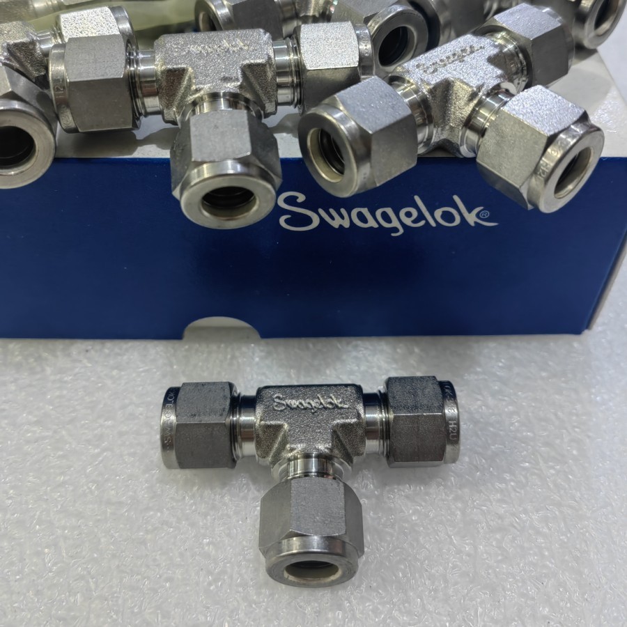Jual Union Tee 3/8" OD Swagelok SS-600-3 SS316 | Shopee Indonesia