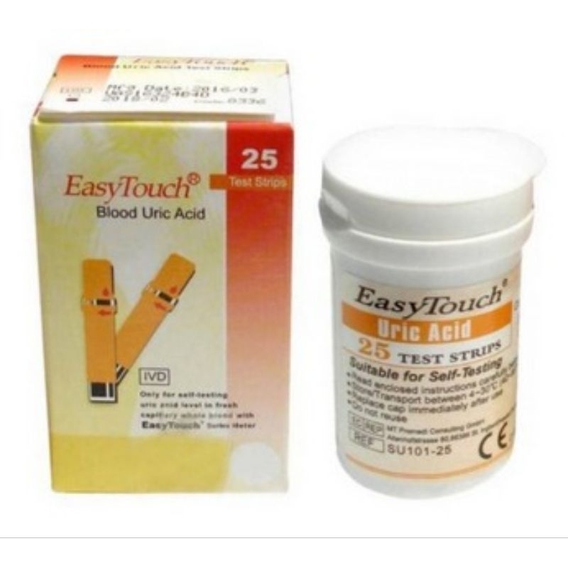 Jual STIK URIC ACID EASYTOUCH ISI 25 STRIP | STIK ASAM URAT EASYTOUCH ...