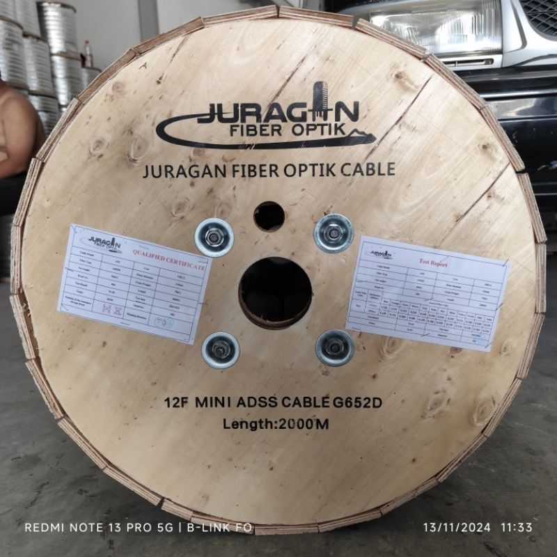 Jual kabel adss mini 12 core 2 km / kabel 12 core adss mini 12 core 2 ...
