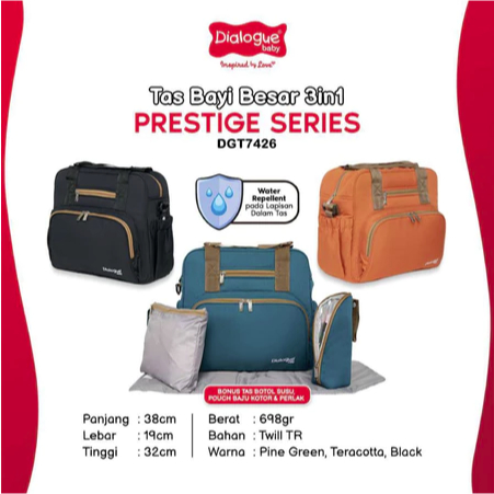 Jual TAS PERLENGKAPAN BAYI UKURAN BESAR PRESTIGE SERIES DGT7426 ...