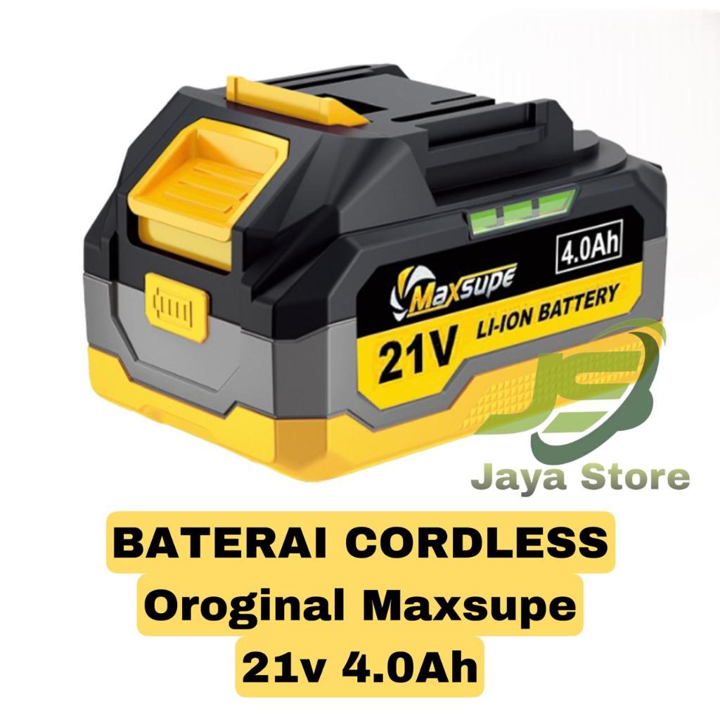 Jual Maxsupe Original Baterai LXT 21V 2ah 4Ah Mesin Cordless Bor Impact ...