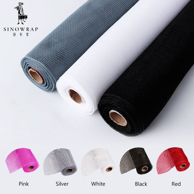 Jual FLOWER WRAPPING POLYNET KOREAN || MESH ROLL TILE POLYNET ...